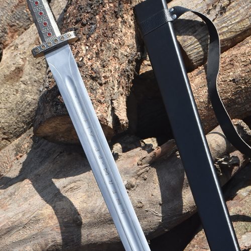 Viking Sword of Ragnar Lothbrok Gold Finished - SwordsKingdom UK