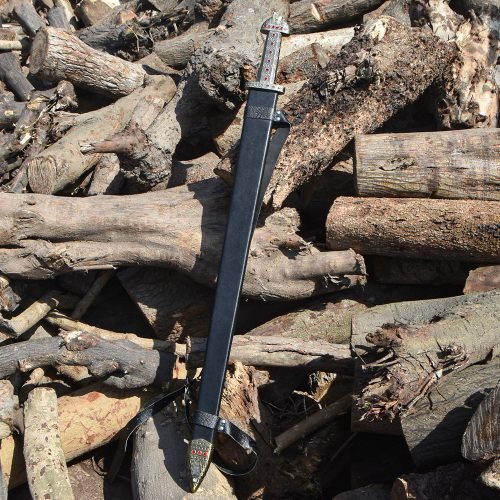 Viking Sword of Ragnar Lothbrok Gold Finished - SwordsKingdom UK