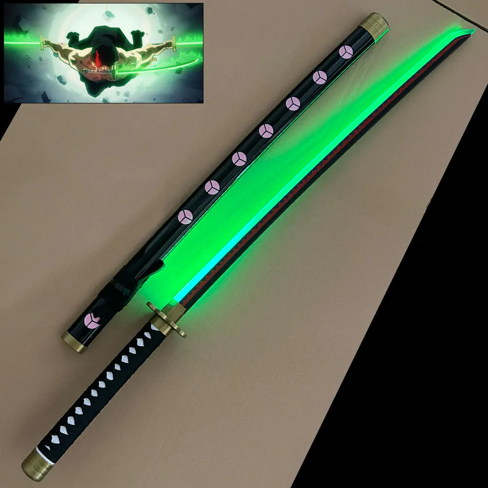 Shusui Light-Up Katana Sword Zoro One Piece Replica - SwordsKingdom UK