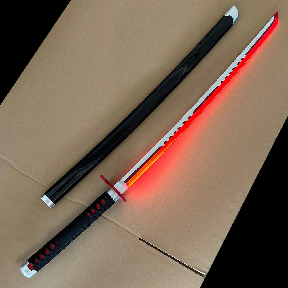 Tanjiro Kamado V2 LED Light Katana Demon Slayer Sword - SwordsKingdom UK